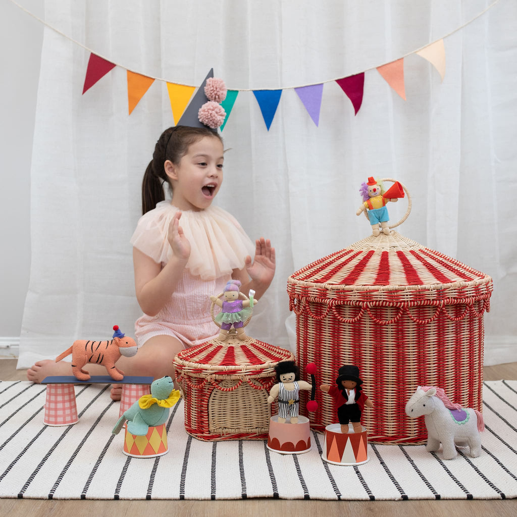 Circus Tent - Toy Basket – Olli Ella USA